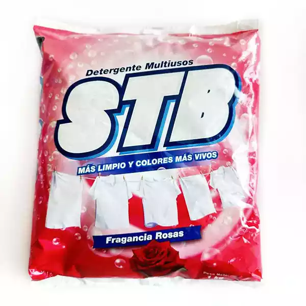 Detergente en polvo multiusos fragancia rosas STB (1 Kg) | Necemax ...